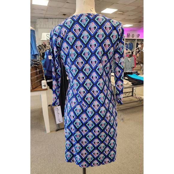 Lulu-B | Dresses | New Lulub Pineapple Diamond Upf 5 Travel Dress In ...